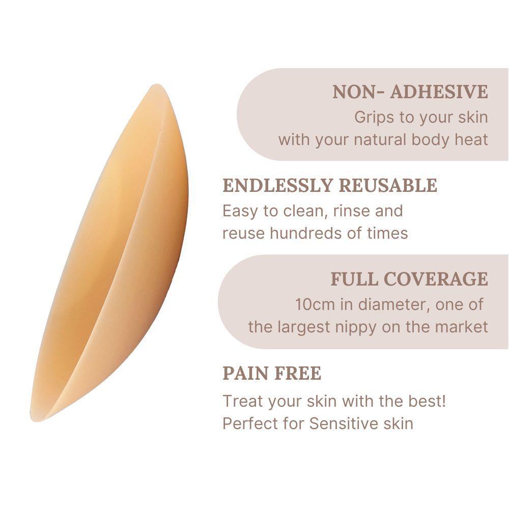 Non- Adhesive Silicone Nipple Covers